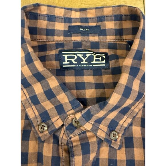 Hawker Rye | Shirts | Hawker Rye Slim Mens Large Rustic Long Sleeve ...